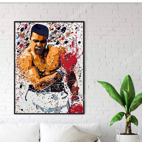 Iconic Muhammad Ali Print - Etsy UK