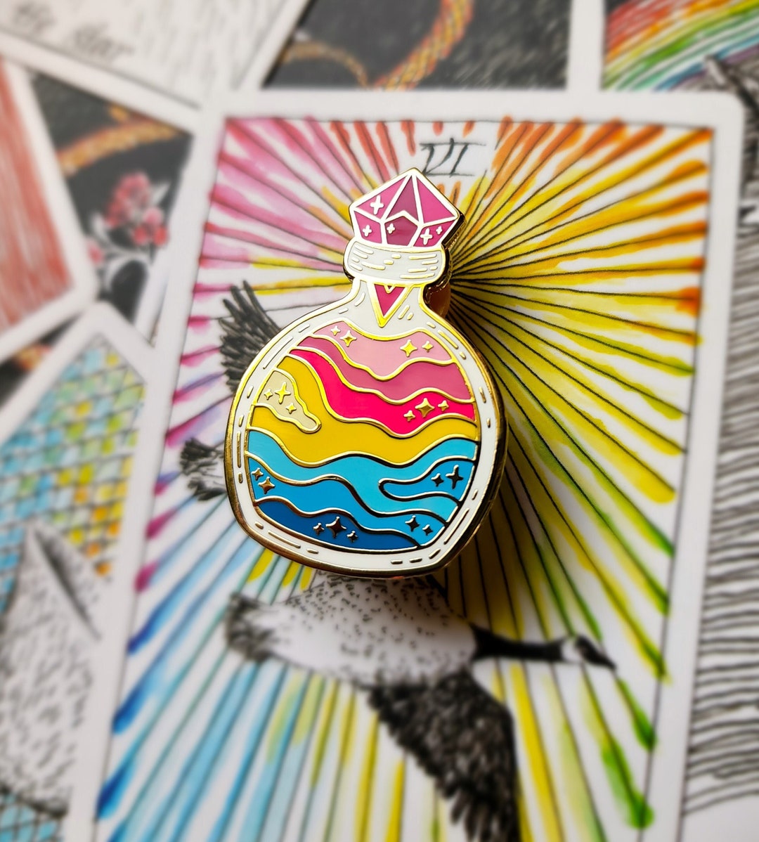 Pride Potion Enamel Pin Pan / Pansexual - Etsy
