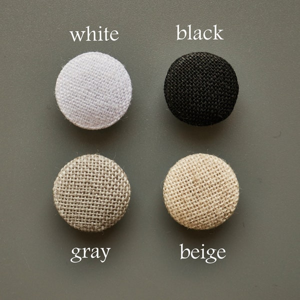 White Buttons - Etsy