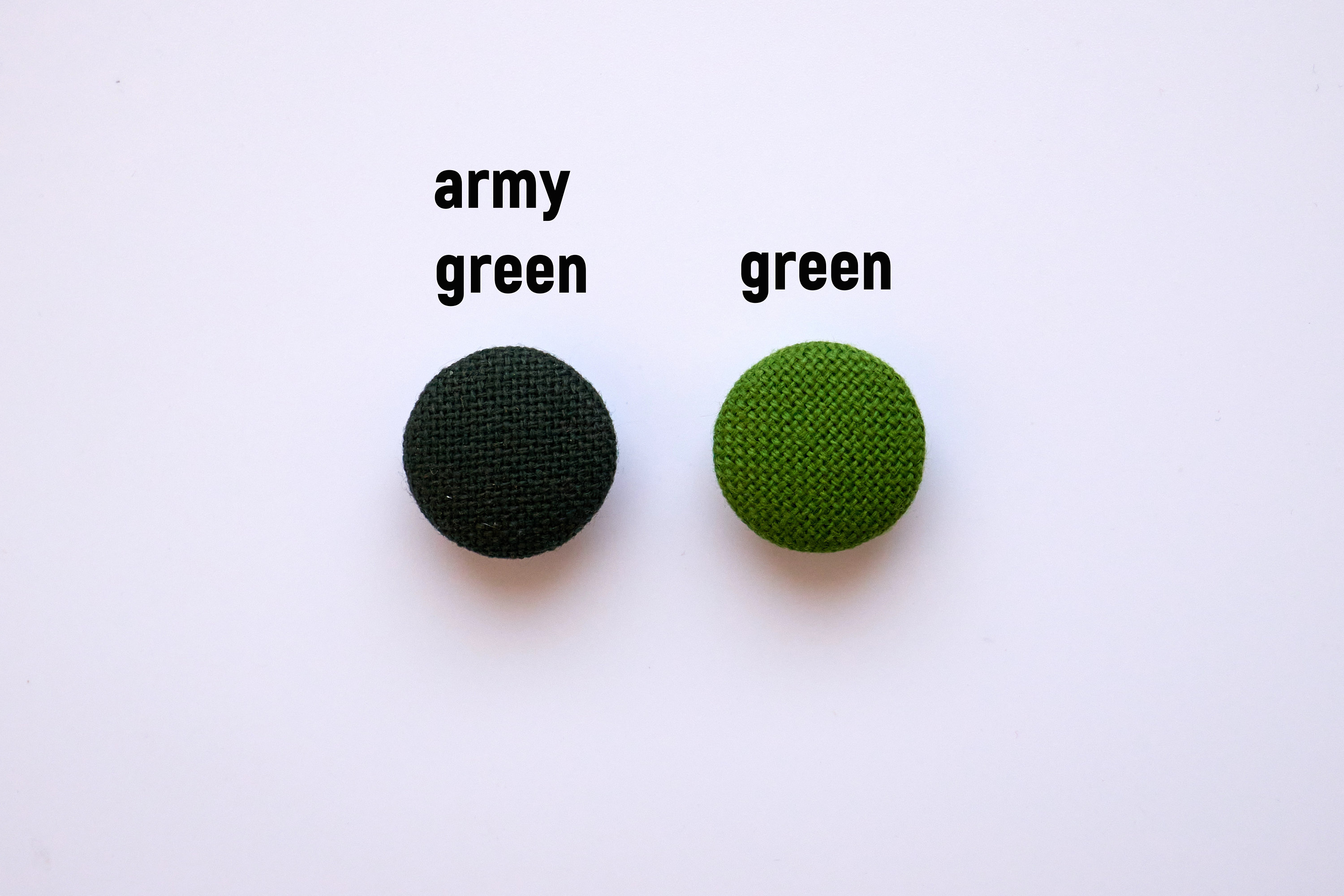 Cotton Fabric Buttons Handmade Covered Buttons Multicolored Buttons ...