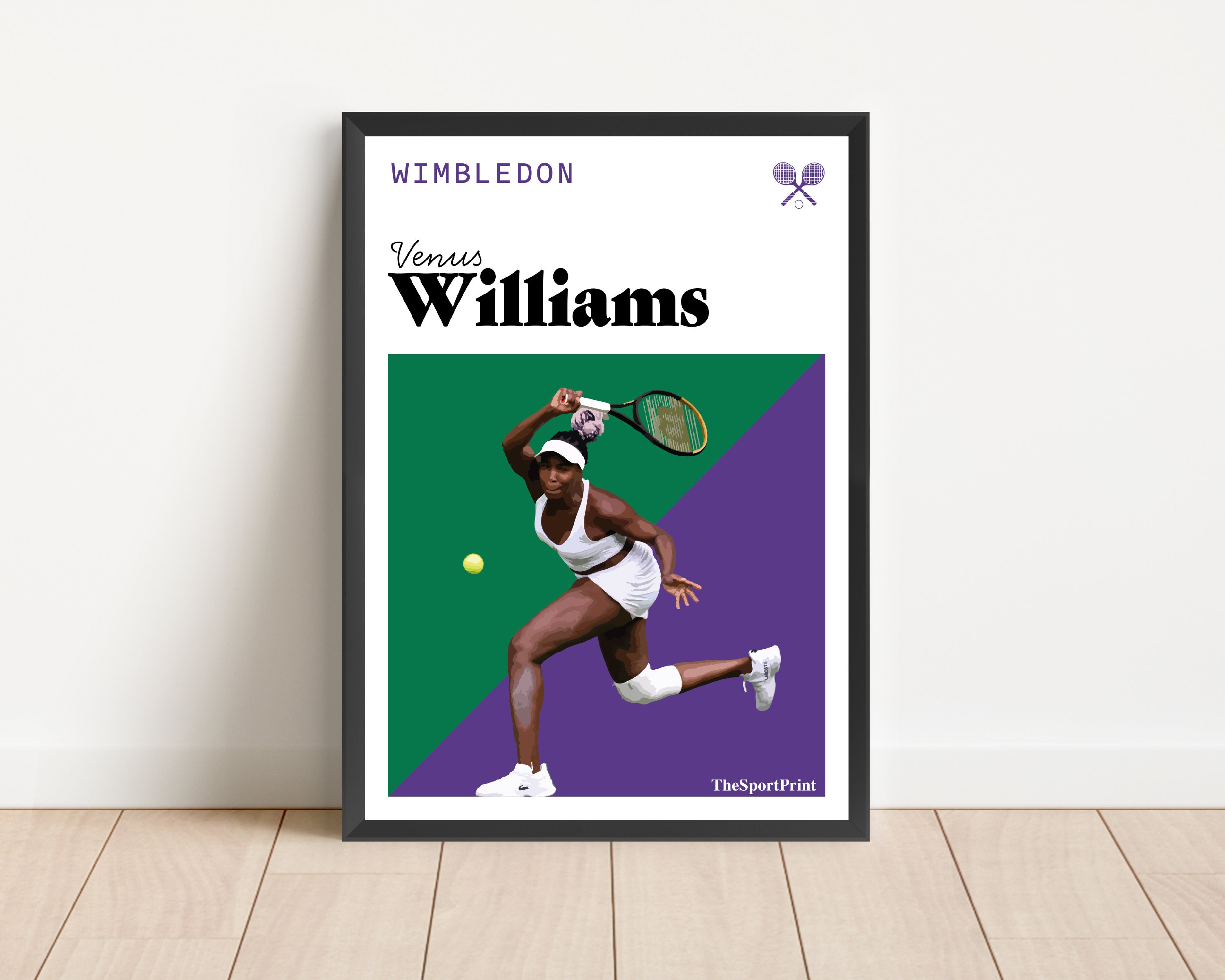 Venus Williams | Wimbledon Tennis Poster | Sport Art - Etsy