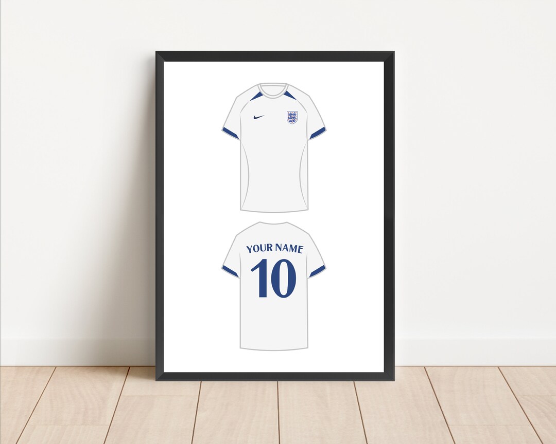 Custom England Women's 2023 World Cup Football Shirt - Etsy