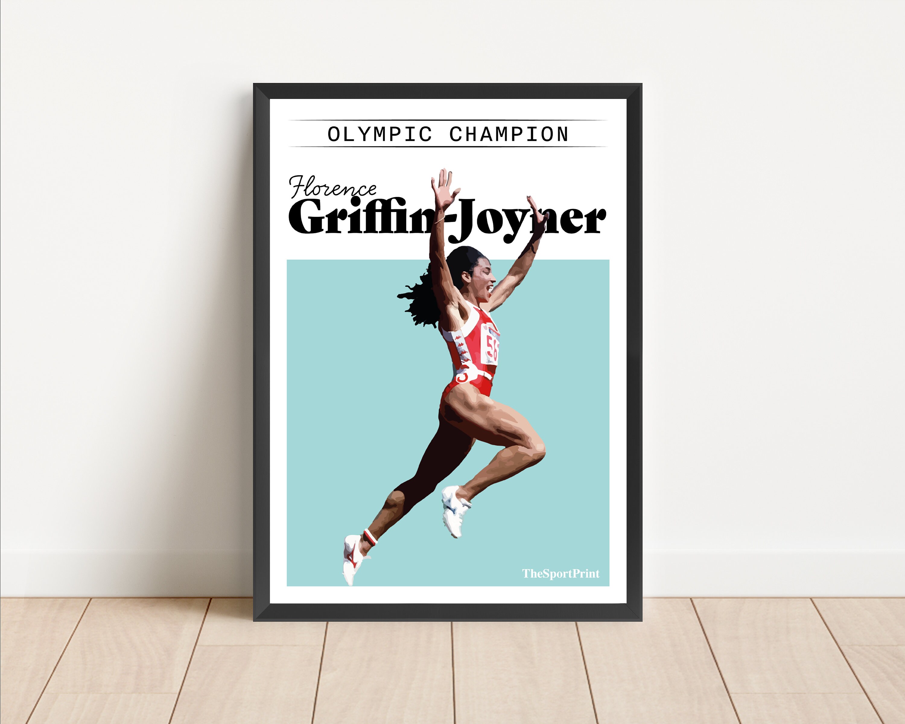 Florence Delorez Griffith | World Record Poster Print | Running ...