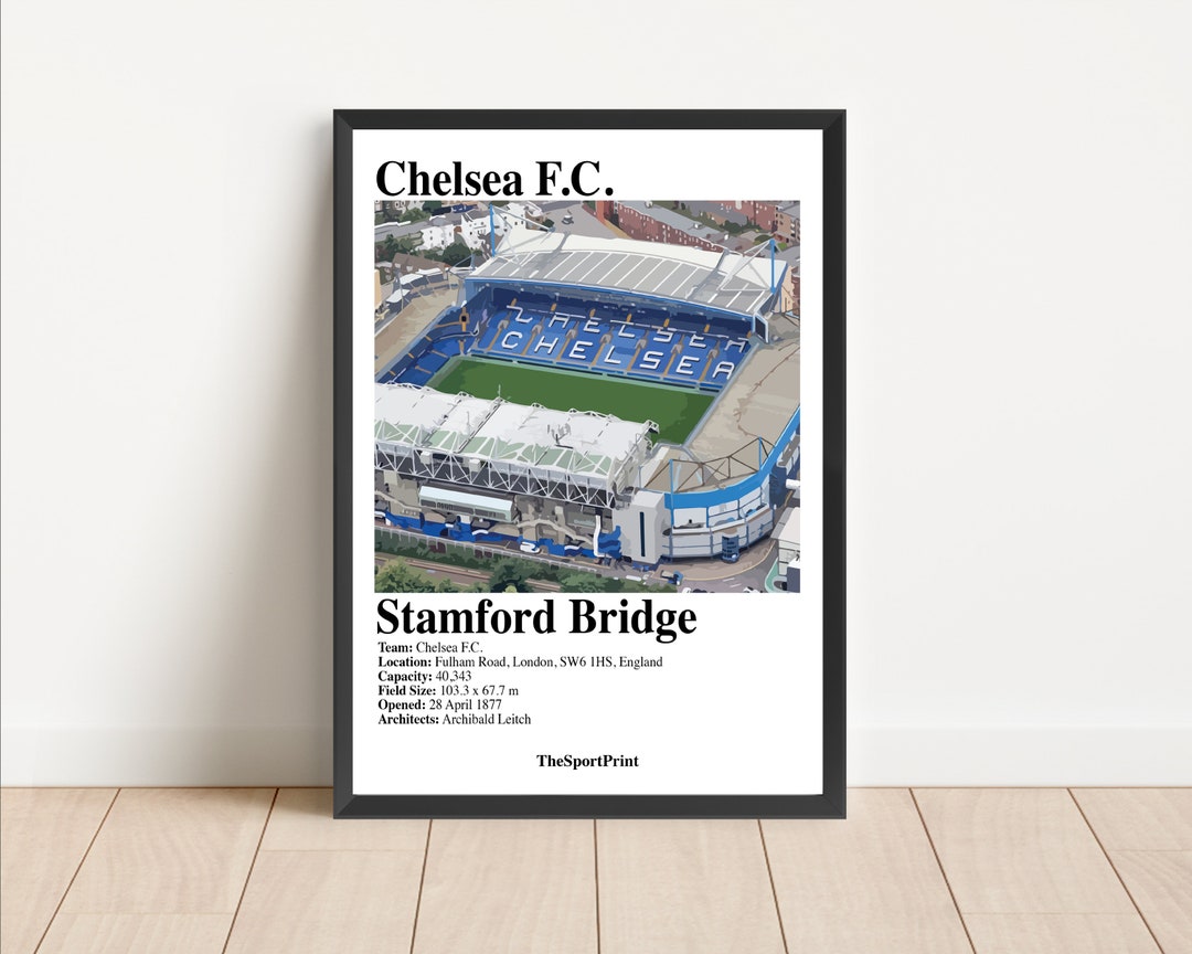 Chelsea Stamford Bridge Stadium | Chelsea Infographic Football Soccer ...