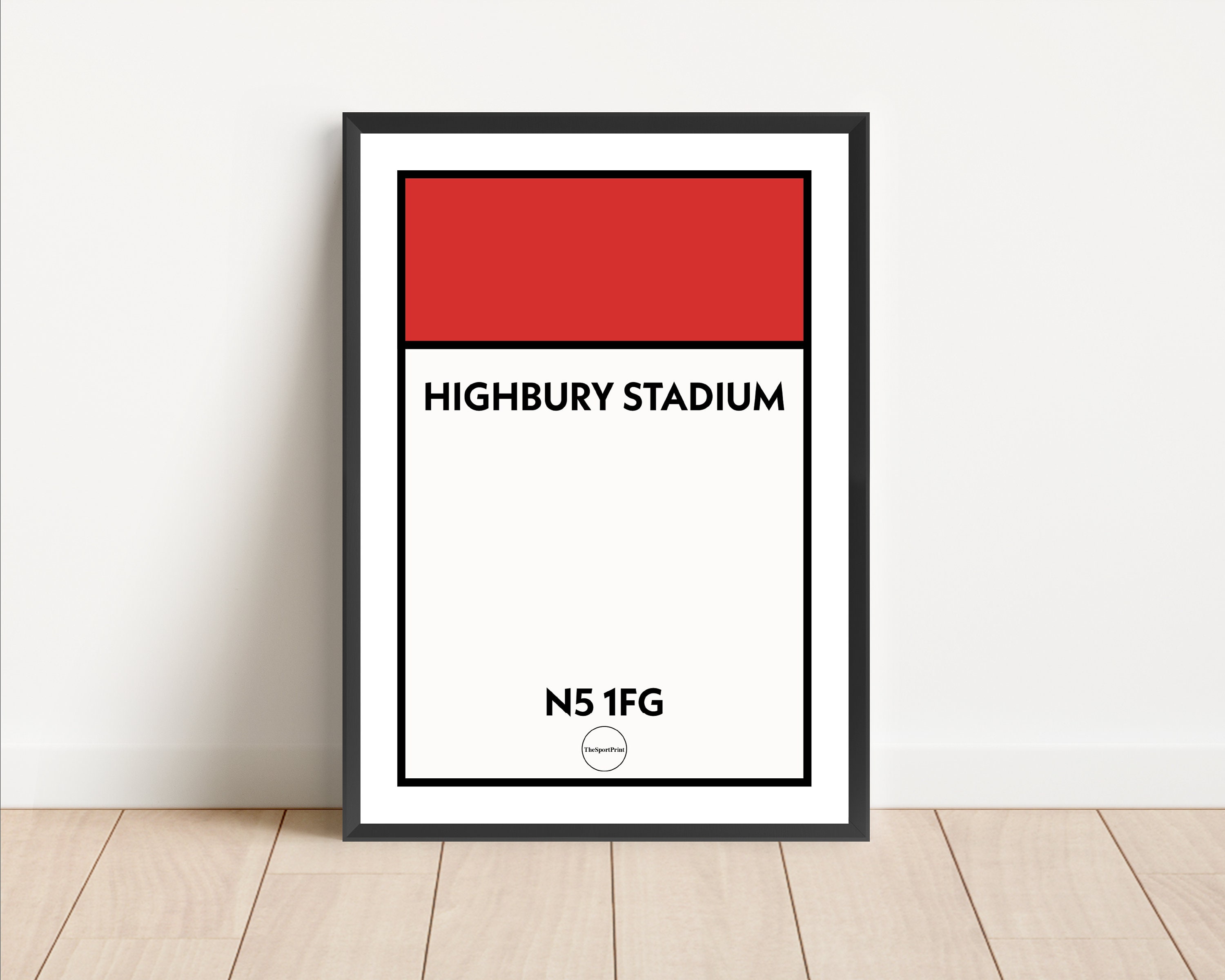 Arsenal Highbury Stadium Monopoly Style Card Arsenal - Etsy