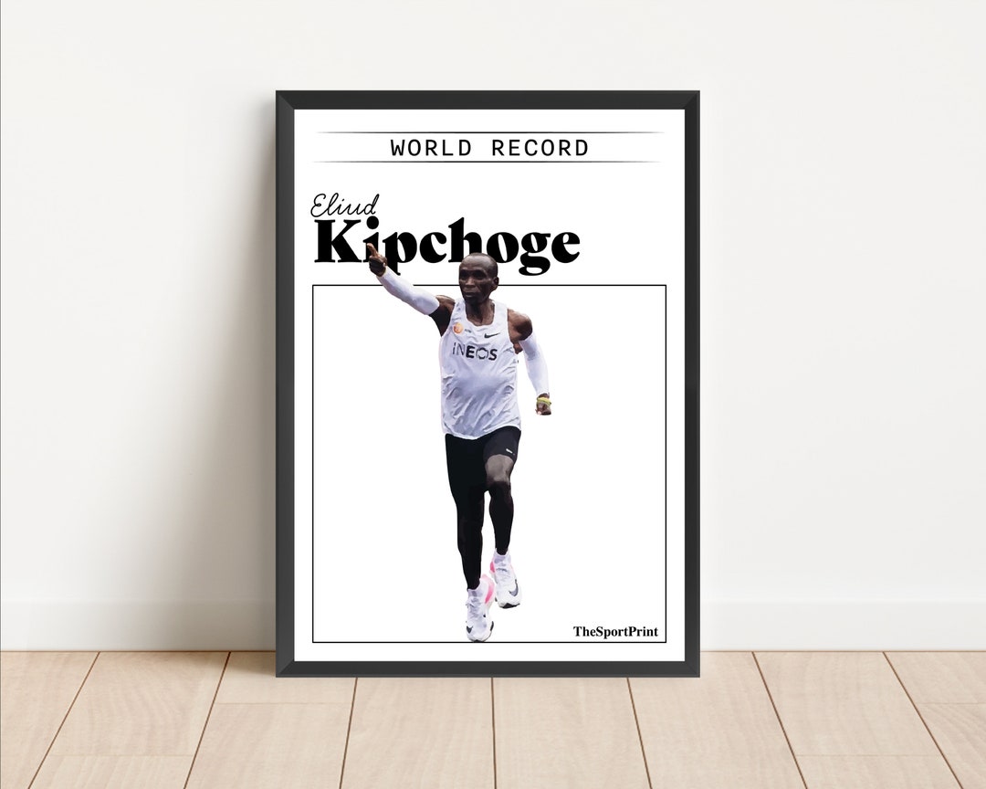 Eliud Kipchoge | World Record Poster Print | Running Athletics Sport ...