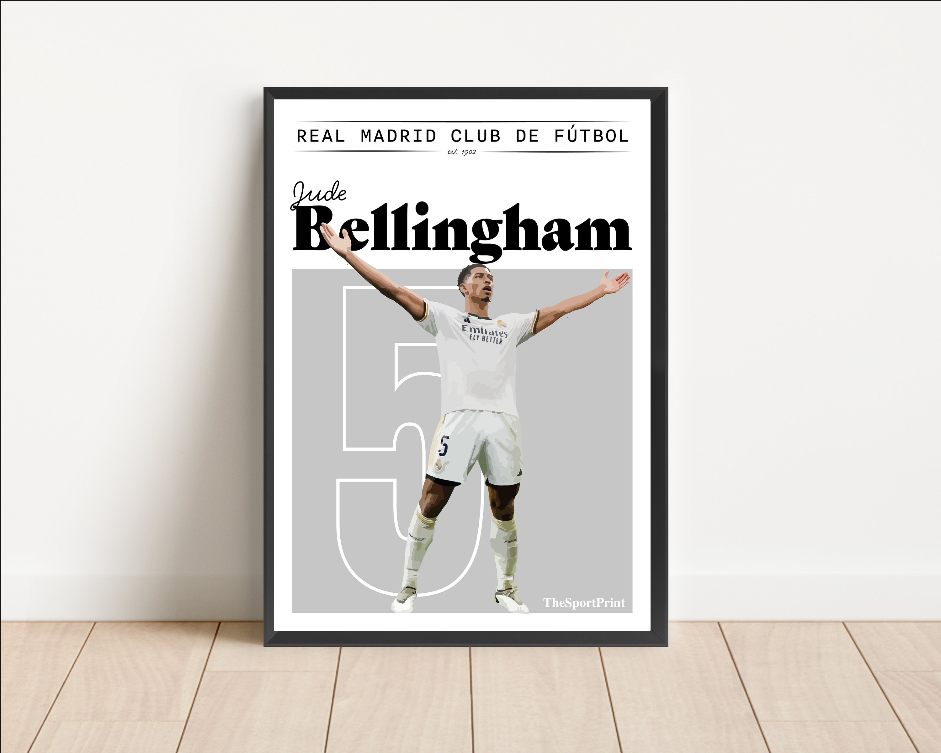 Jude Bellingham Real Madrid Legend Football Soccer Poster Sport Art - Etsy
