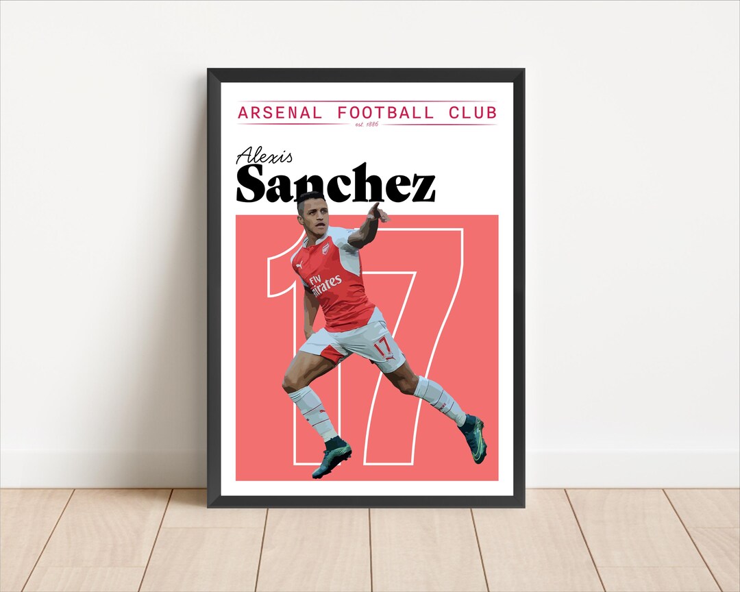 Alexis Sanchez | Arsenal Legend Football Soccer Poster | Sport Art - Etsy