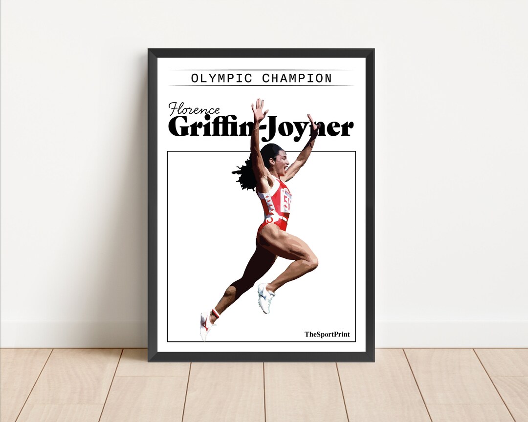 Florence Delorez Griffith | World Record Poster Print | Running ...