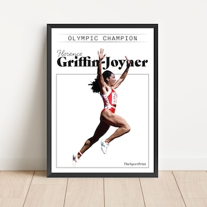 Florence Delorez Griffith | World Record Poster Print | Running ...