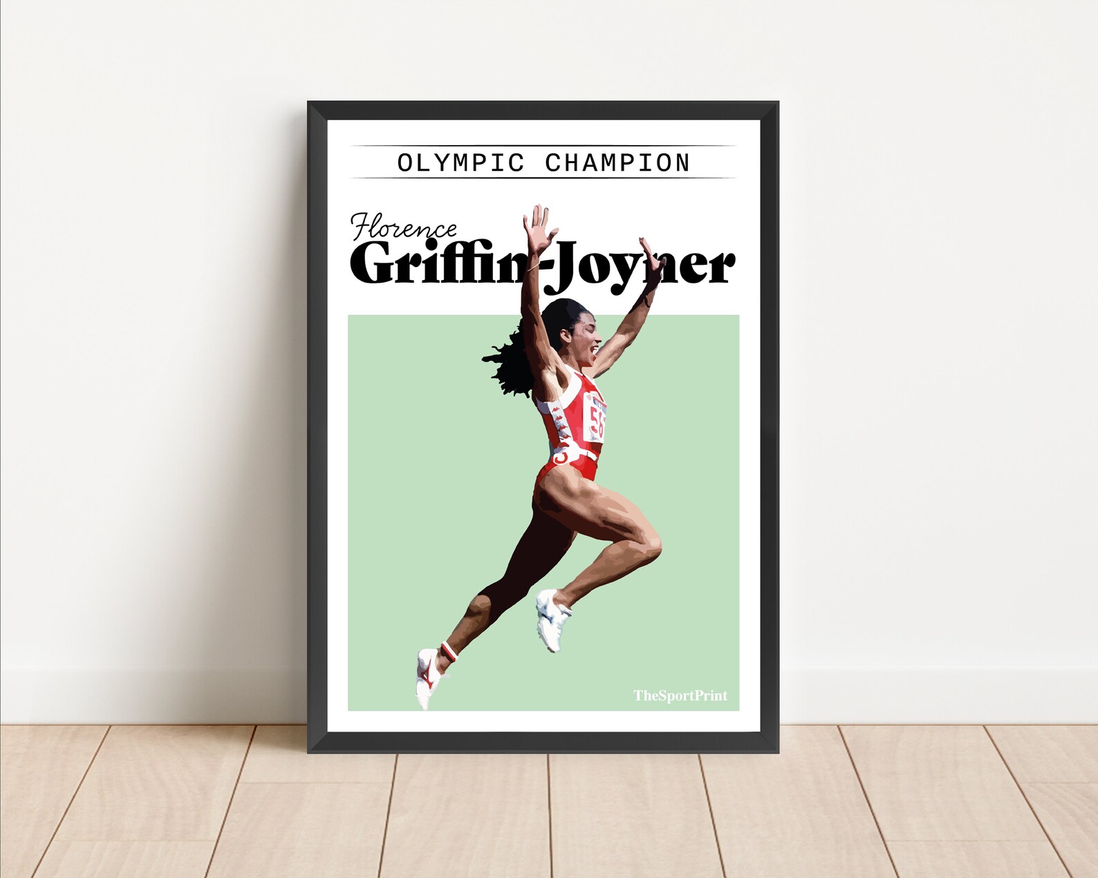 Florence Delorez Griffith | World Record Poster Print | Running ...