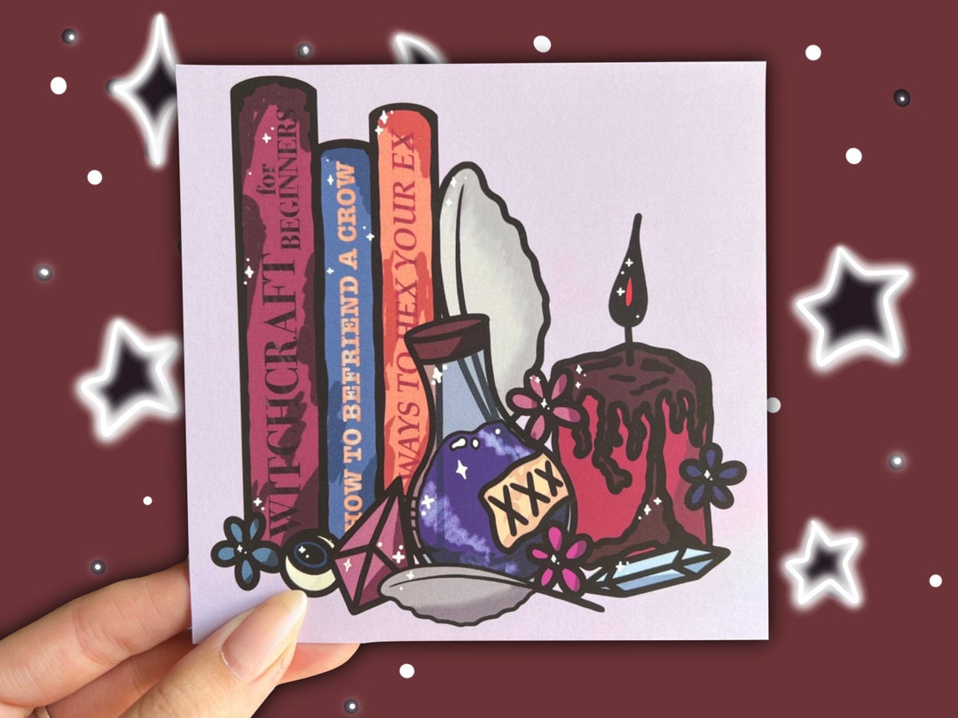 Witchy Station 5x5 Art Print | Witchy Art Prints, Wall Decor, Home ...