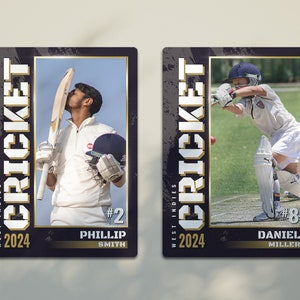 Cricket Cards Template Cricket Trading Card Template Grunge - Etsy