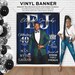 Elegant Birthday Backdrop for Men, Black King Custom Backdrop, Any Age ...