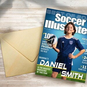 Personalized Sports Poster, Custom Sports Illustrated Magazine Cover ...