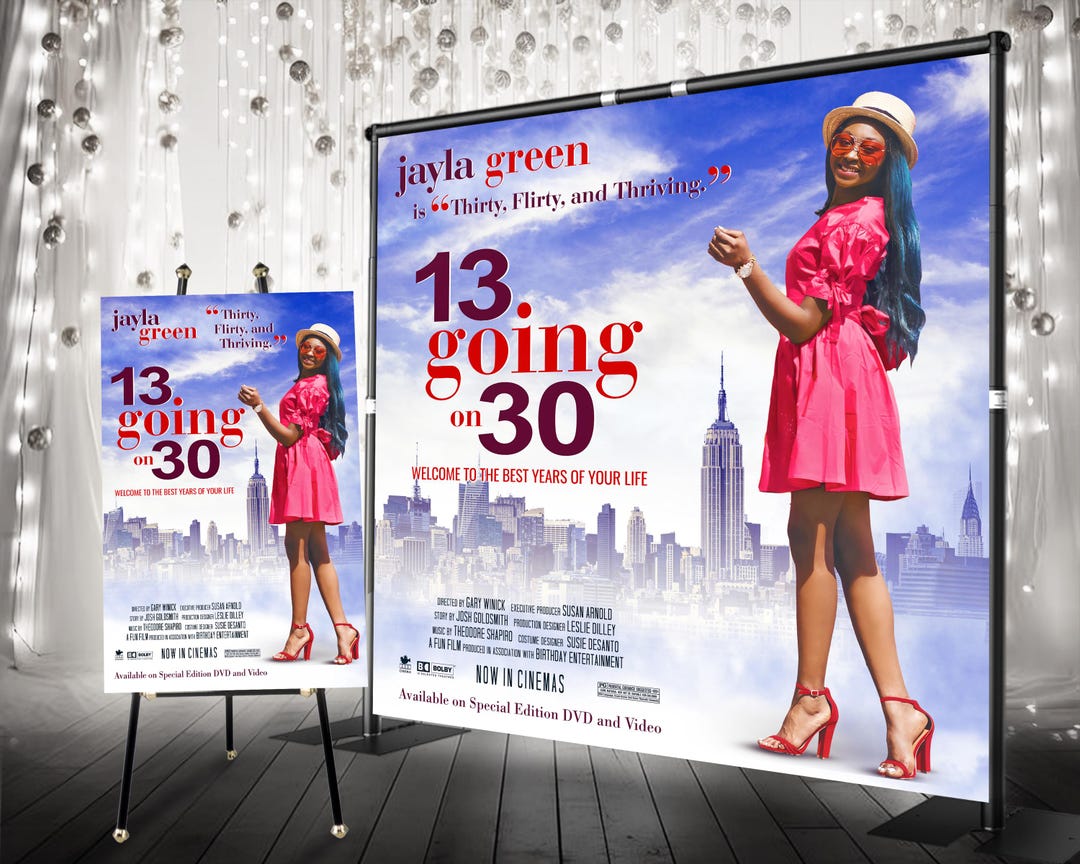 Thirty Flirty and Thriving, Custom 30th Birthday Party Decorations ...