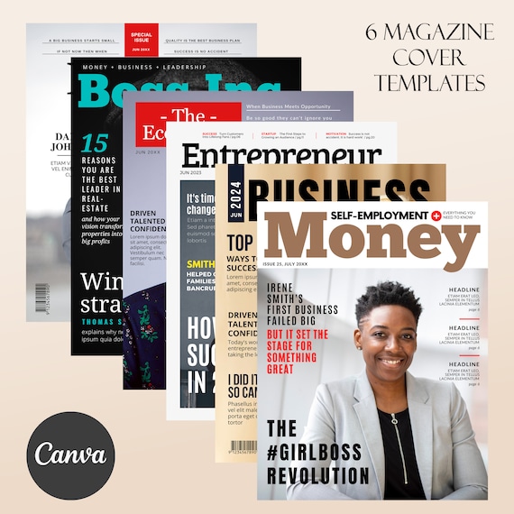 Business Magazine Covers Premium Vector | Business Magazine Cover