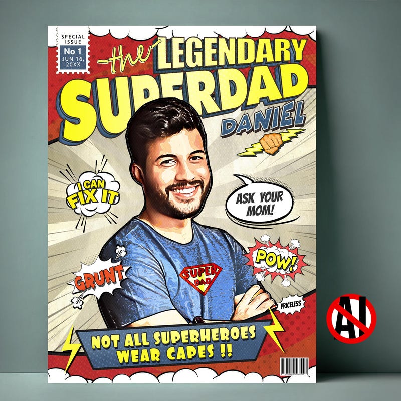 Grandpa Superhero - Etsy