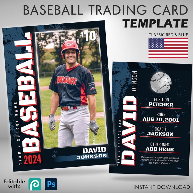 Custom Baseball Card - Etsy