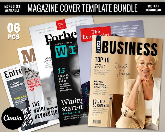 Business Magazine Cover Design Templates