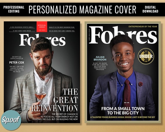 Personalised Magazine Cover