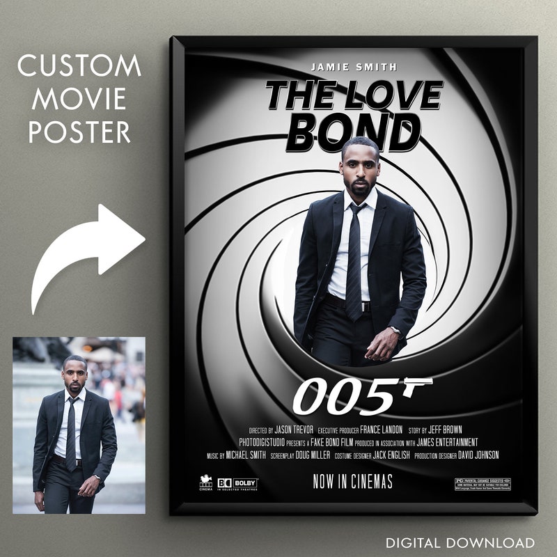 James Bond Poster - Etsy
