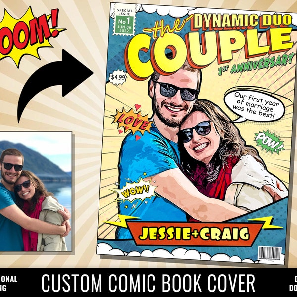 Custom Comic Book - Etsy