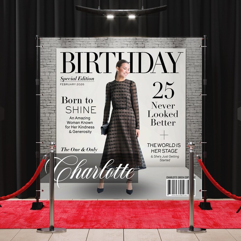 Custom Magazine Photo Booth - Etsy
