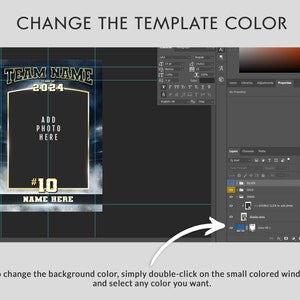 Custom Basketball Card Template, Stadium Trading Card Template PSD ...