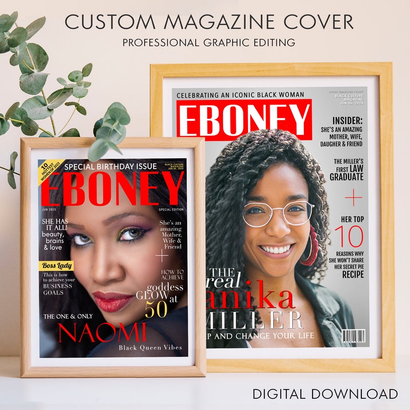 Personalised Magazine Covers - Etsy UK