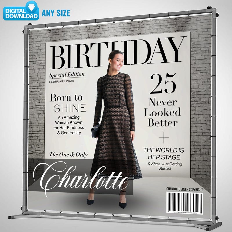 Custom Magazine Photo Booth - Etsy