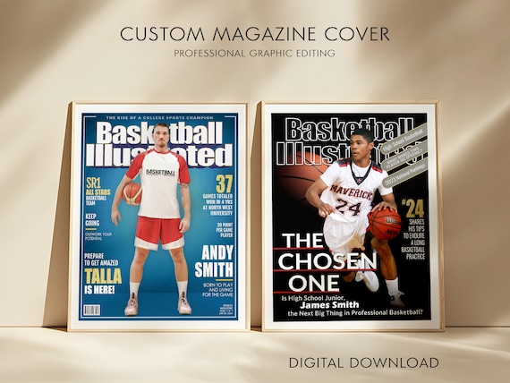 Basketball Magazine Cover Template
