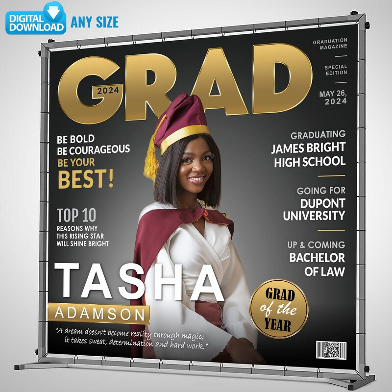 Graduation Backdrop - Etsy