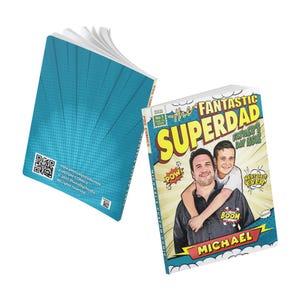 Fathers Day Custom Comic Book for Dad, Fun Gifts for Dad Personalized ...