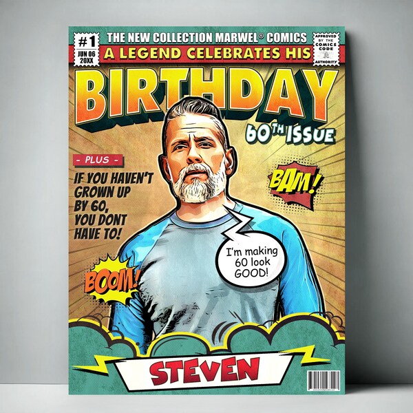 Custom Comic Book - Etsy