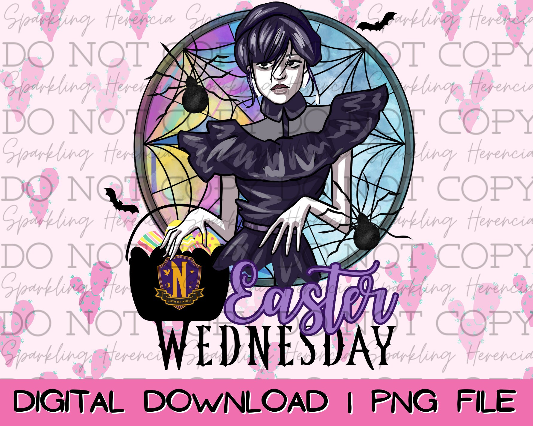Easter Wednesday Addams Jenna Ortega PNG Digital Download Transparent ...