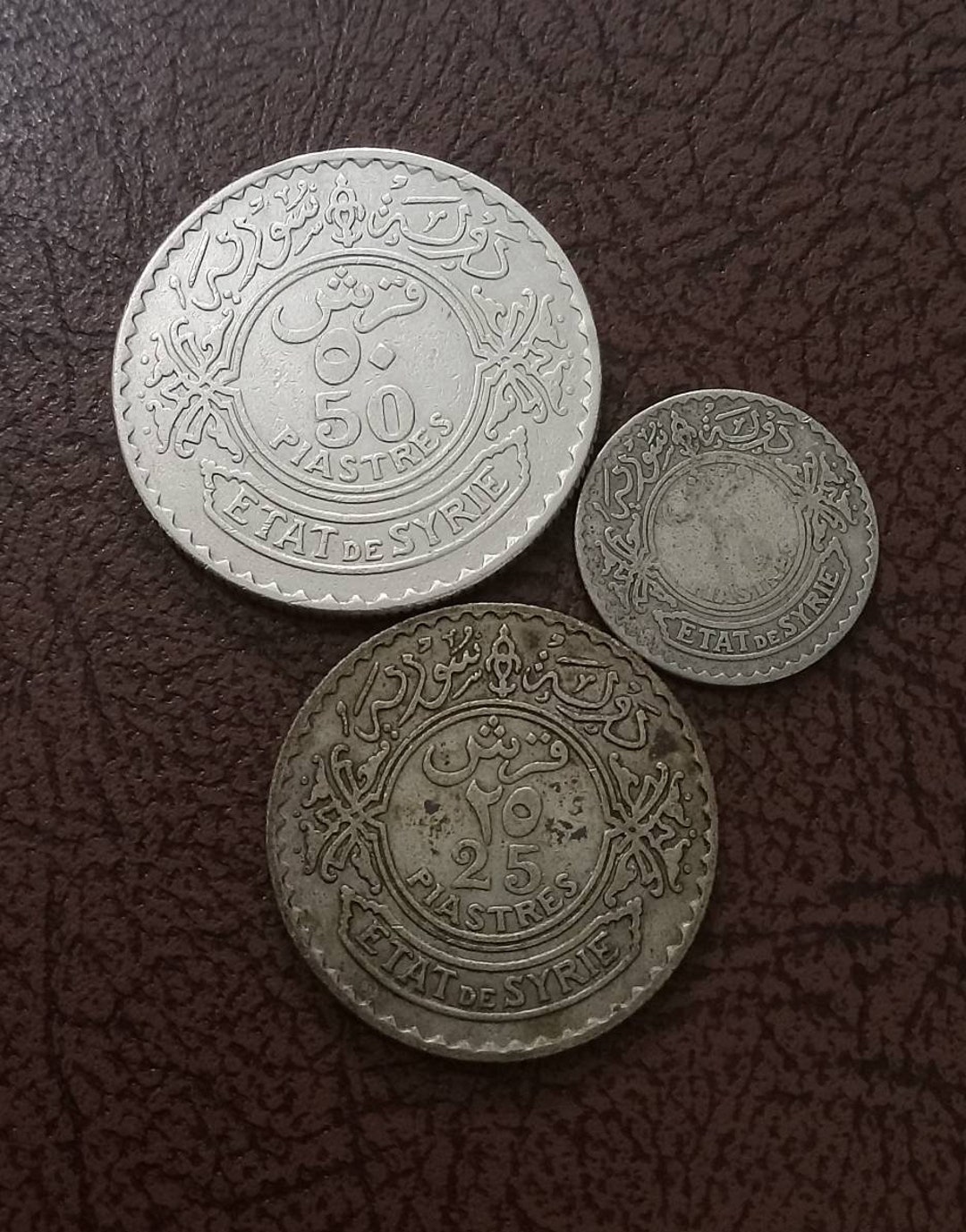 Syria 1929 Coin Set Rare First Silver Issue - Etsy