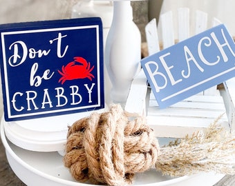 Don't Be Crabby - Etsy