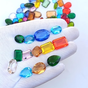 Bulk Semi Precious Faceted Gemstones Wholesale Lot, Mixed Loose ...