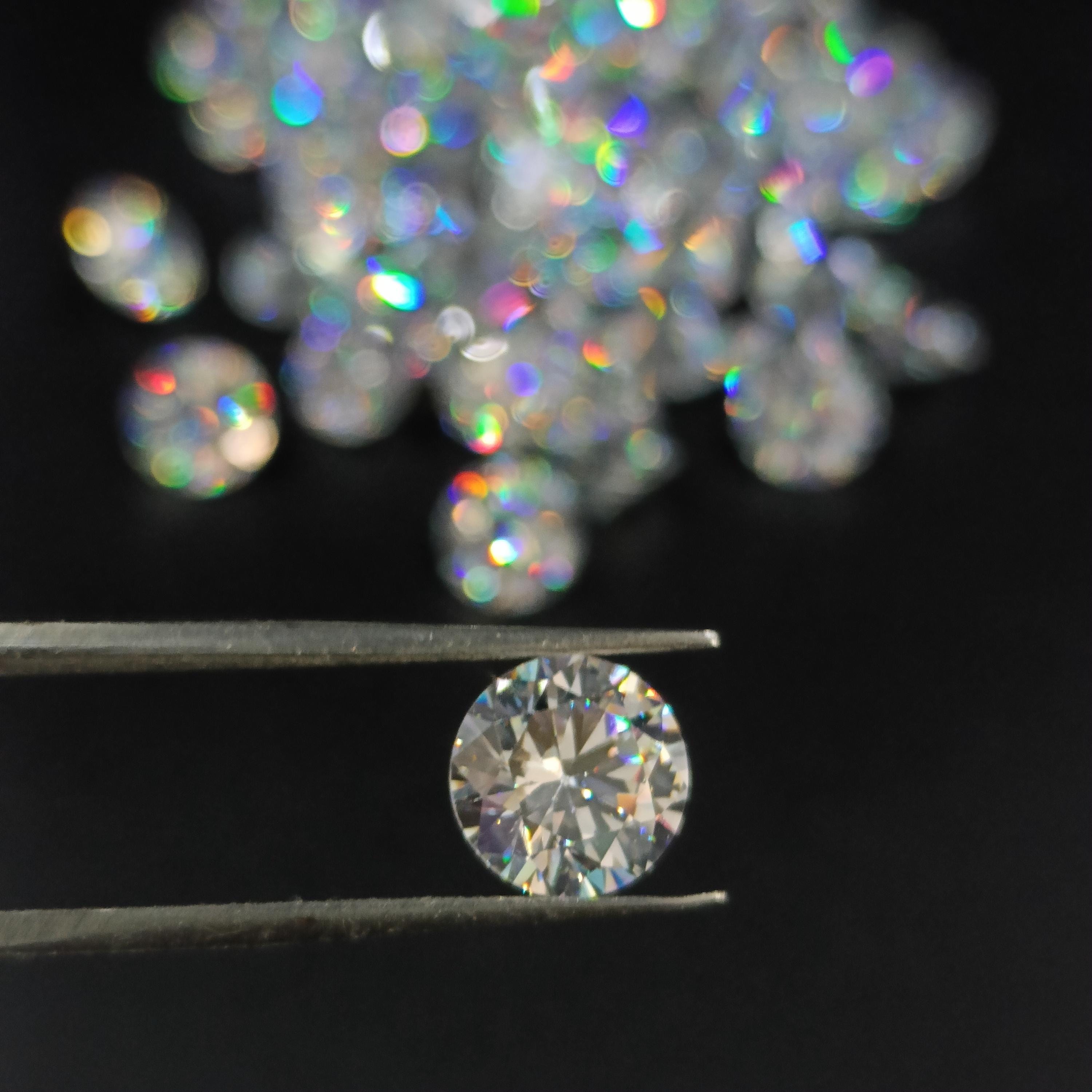 Cubic Zirconia AAA Quality Cubic Zirconia Round Shape White-colors CZ ...