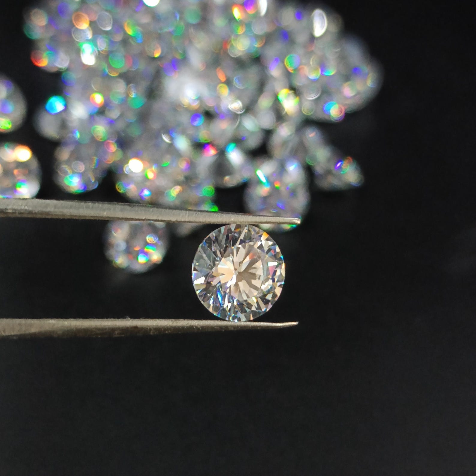 Cubic Zirconia AAA Quality Cubic Zirconia Round Shape White-colors CZ ...