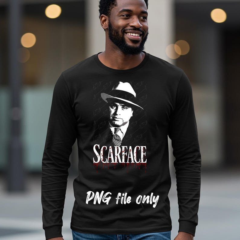 Scarface Al Capone SVG PNG: Classic Mobster Digital Design - Etsy
