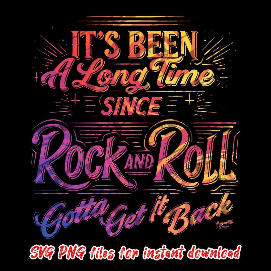Rock and Roll Music Lover SVG PNG, Classic Rock Svg, Science Fiction ...