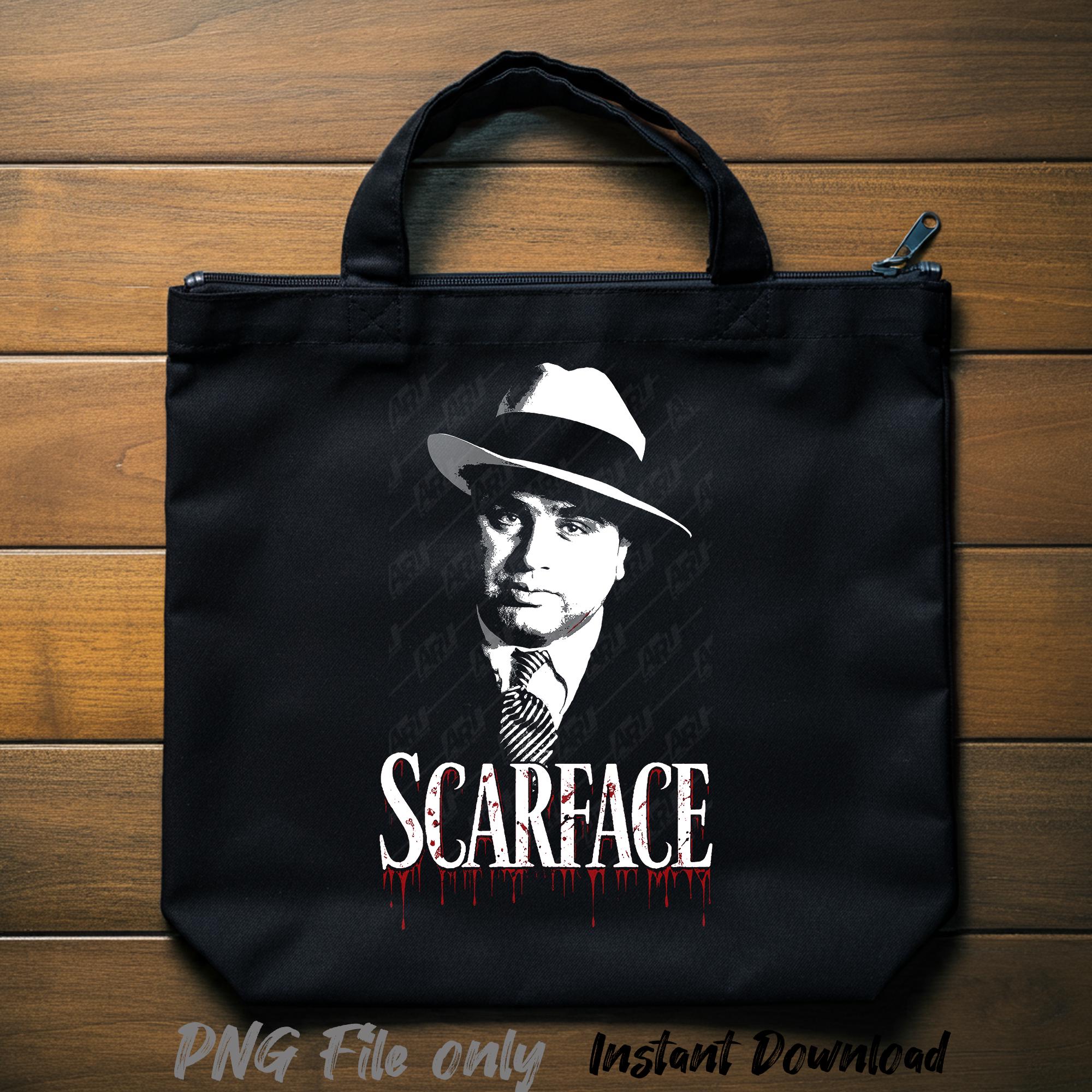 Scarface Al Capone SVG PNG: Classic Mobster Digital Design - Etsy