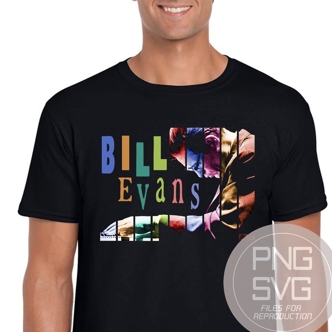 Jazz Pianist Bill Evans SVG PNG | High-quality Jazz Music & Piano Art ...