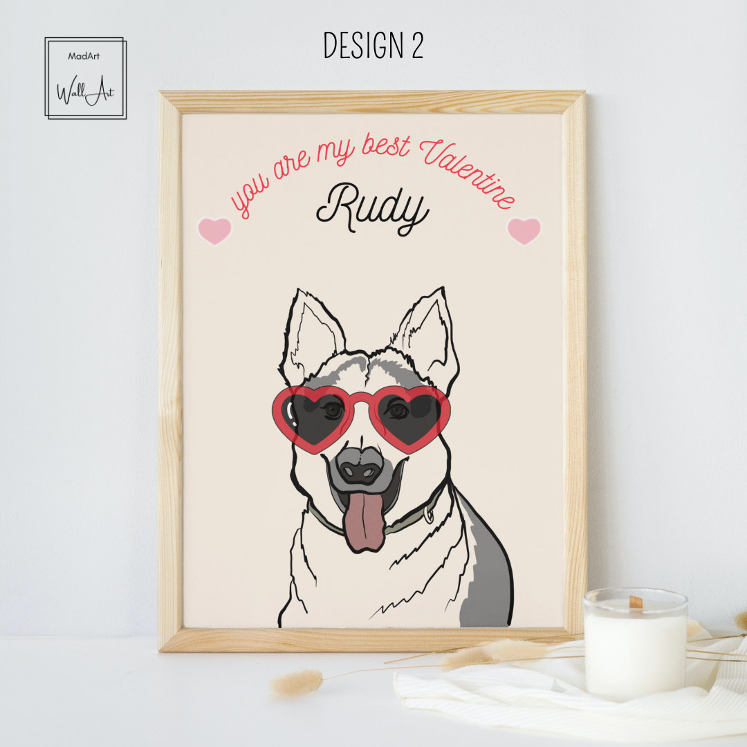 Custom Pet Portrait Line Art Pet Portrait One Line Drawing Personalized ...