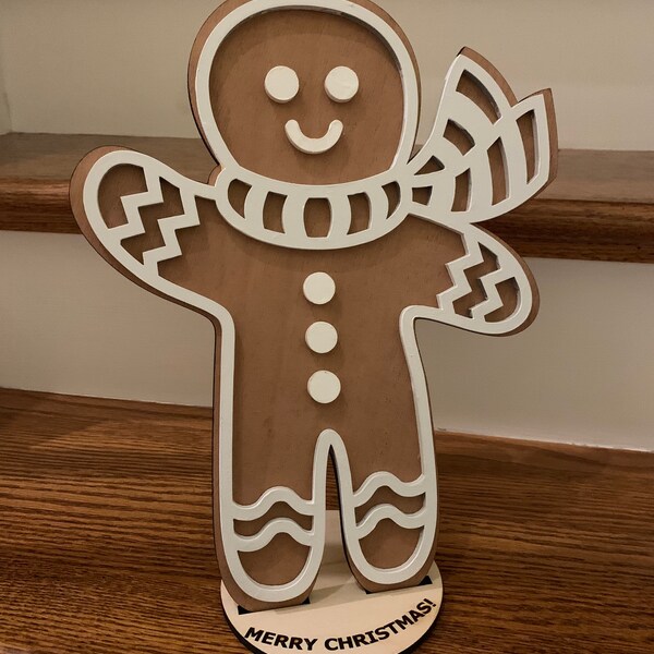 Wood Gingerbread Man - Etsy