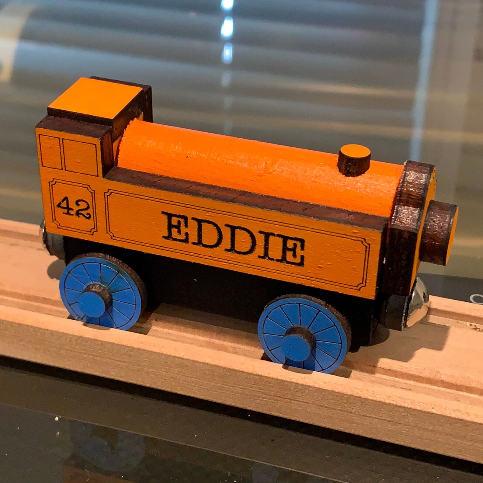 Wood Toy Train Personalized Custom Magnetic | Etsy