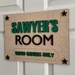Personalized Room Sign for Kids Gamer Room Boy Room Decor - Etsy