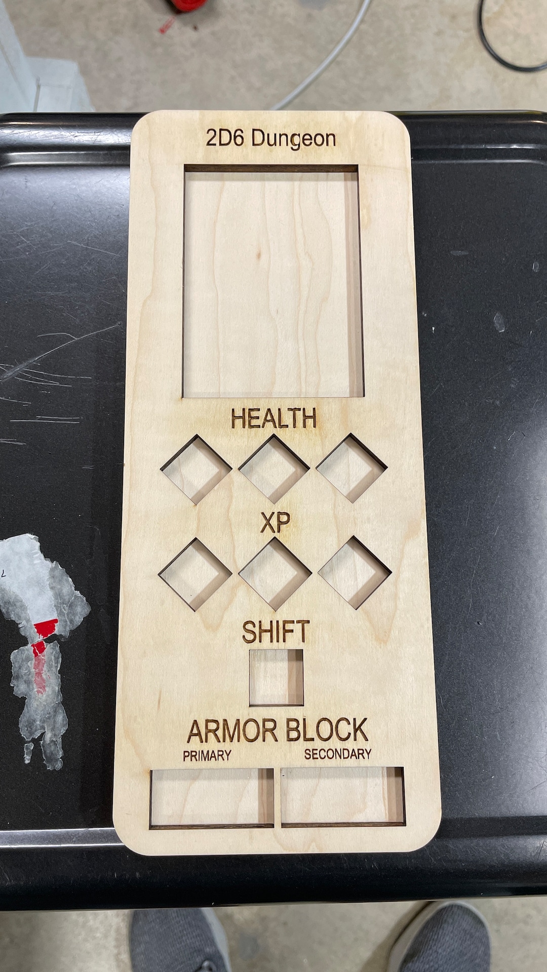 2D6 Dungeon - Player Side Board - Etsy